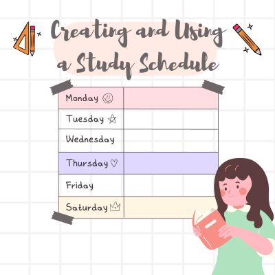 Creating and Using a Study Schedule - Tutor Pasadena, South Pasadena, San Marino, Alhambra, La ...