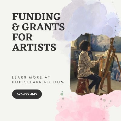 Funding & Grants for Artists - Tutor Pasadena, South Pasadena, San Marino, Alhambra, La Canada